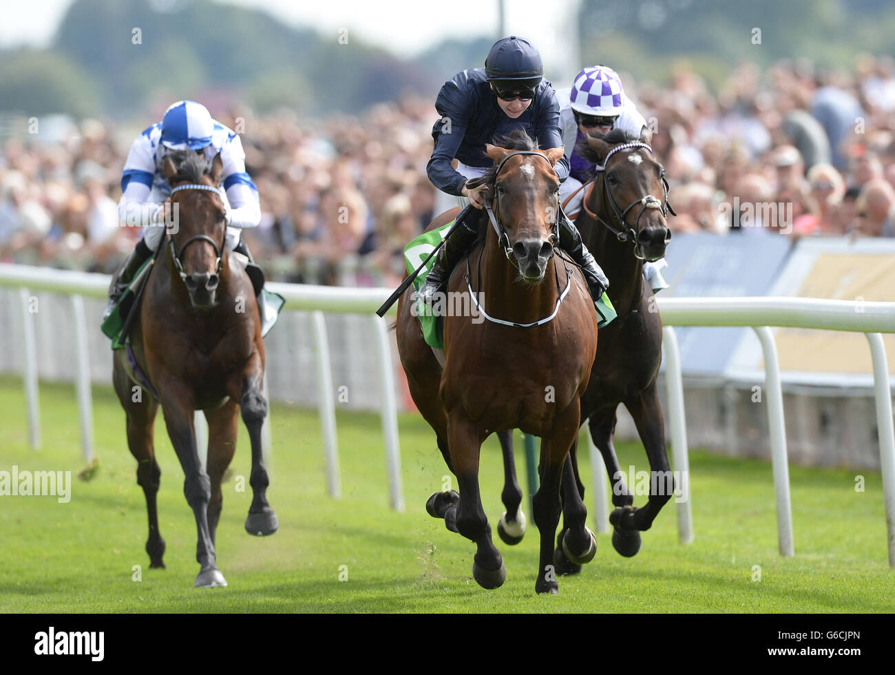 Day one yorkshire ebor festival york racecourse hi-res stock ...