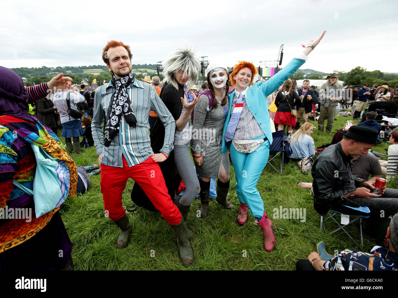 (Left to right) Tom Hammersley, David Hartley, Hannah Brookfield and ...