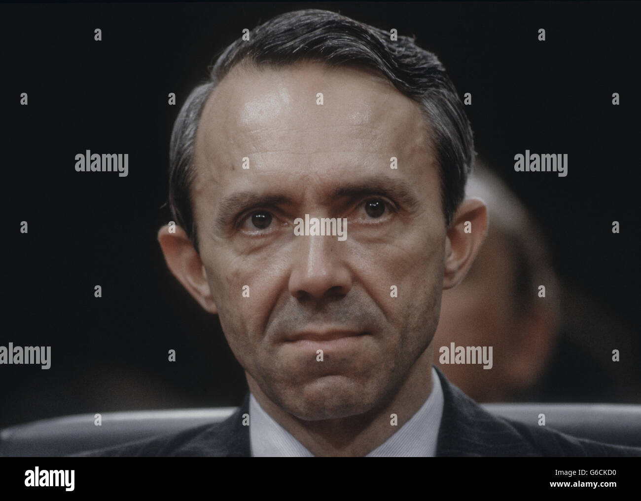 Judge David Souter testifies at his confirmation hearings before the ...
