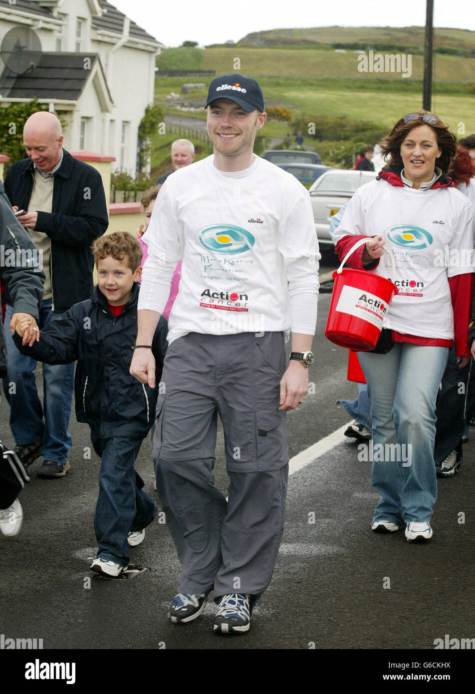 Ronan Keating walk of Ireland Stock Photo - Alamy