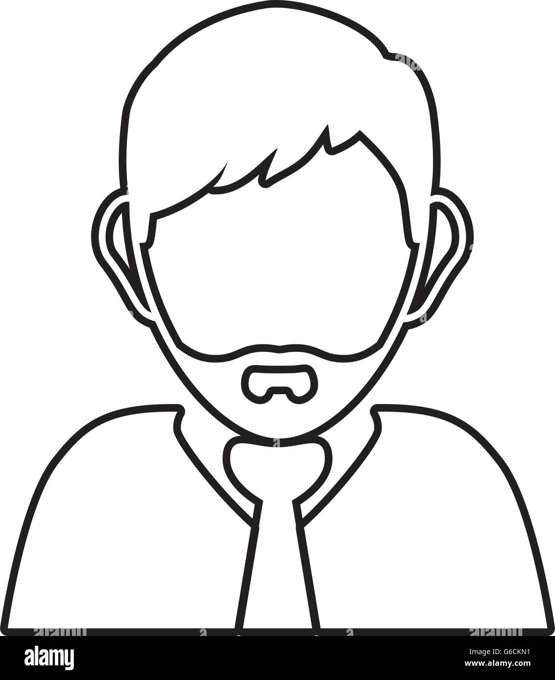 Male avatar icon. man design. Vector graphic Stock Vector Image & Art ...