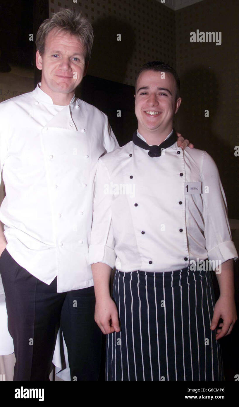 Gordon Ramsay Scholar college title 2003 Stock Photo - Alamy