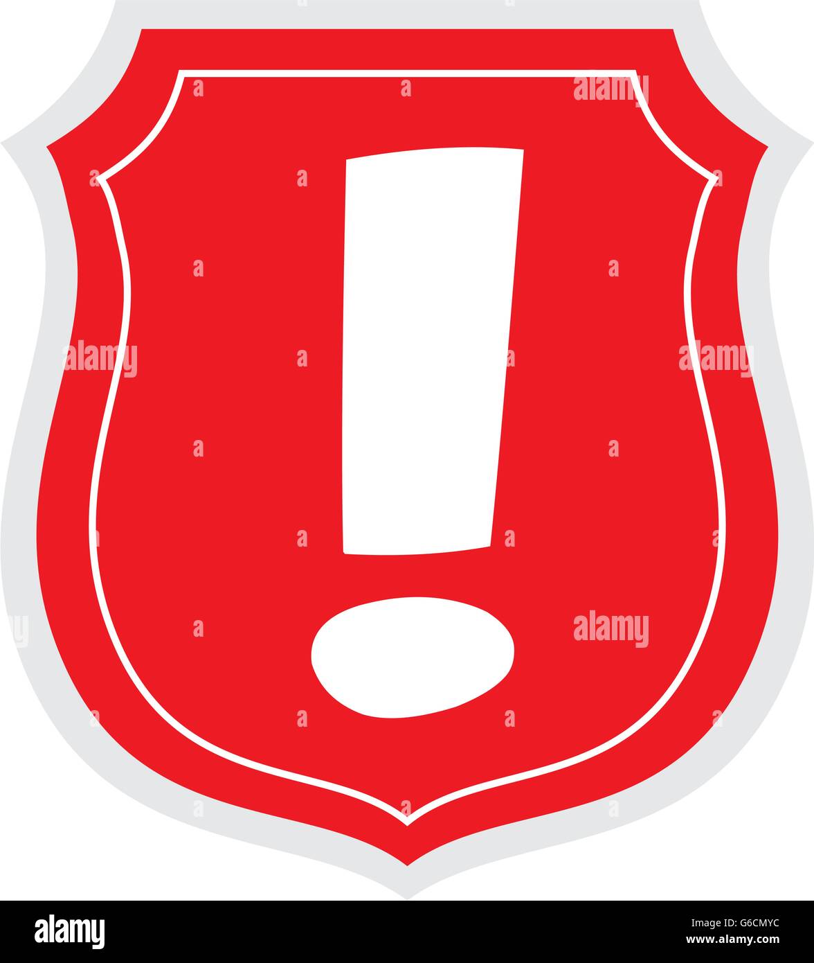 shield icon. Security and warning design. vector graphic Stock Vector ...