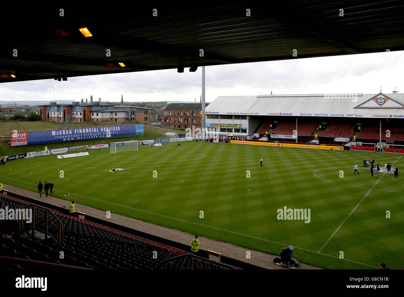 Soccer scottish premiership partick thistle v dundee united firhill stadium hi-res stock ...