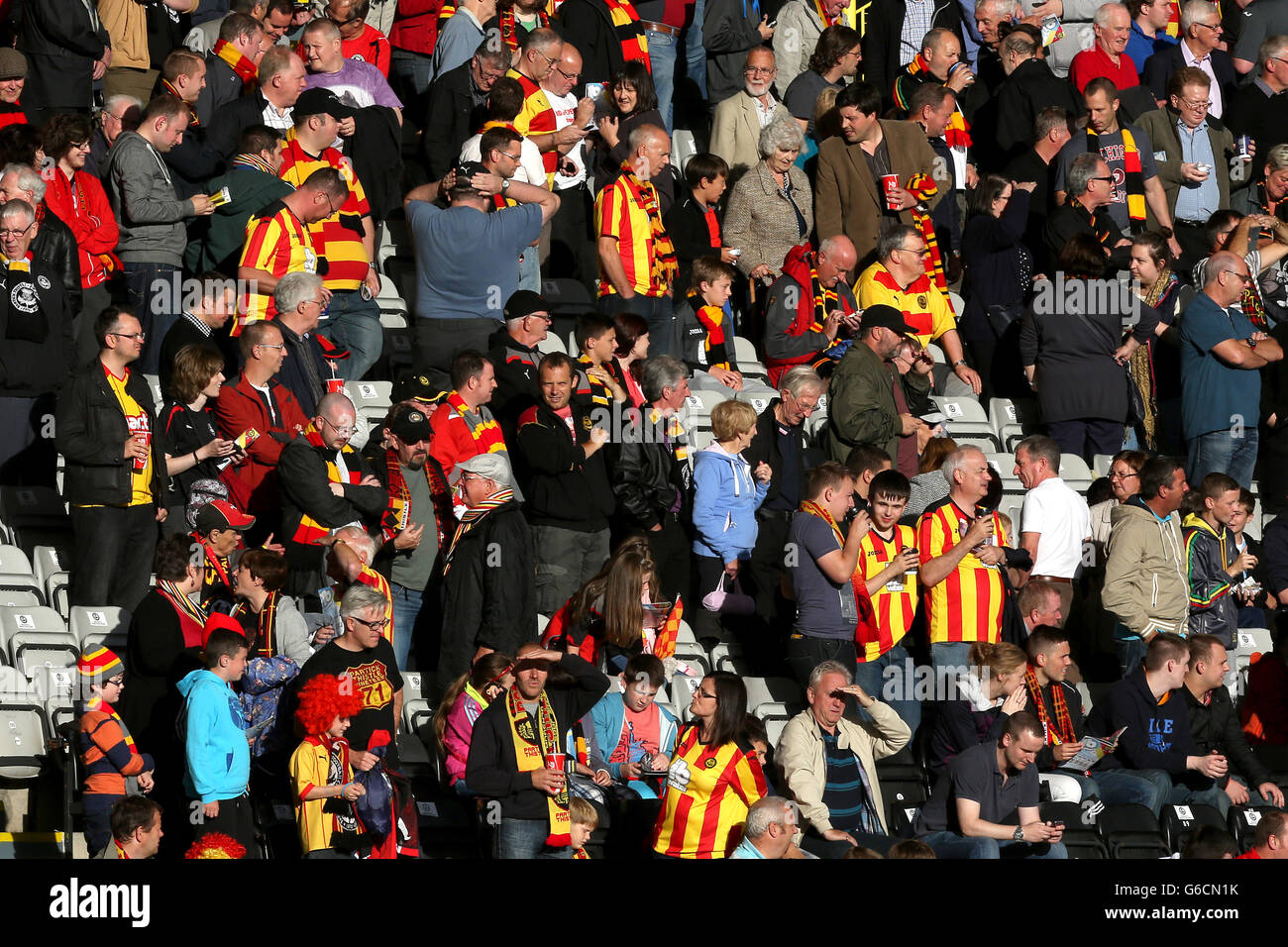 Partick thistle stadium fans hi-res stock photography and images - Alamy