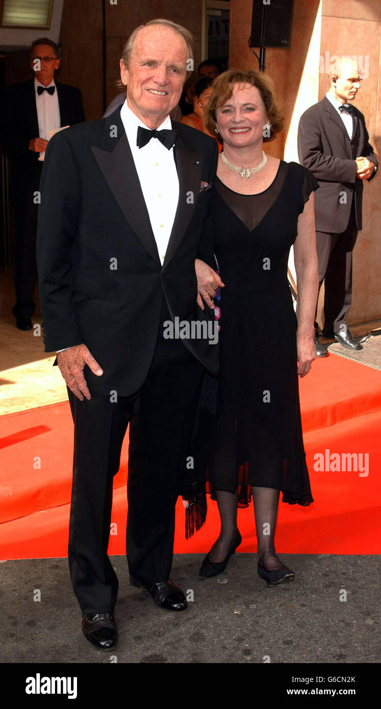 George Stevens Jr and his wife Elizabeth, arriving at the screening of ...