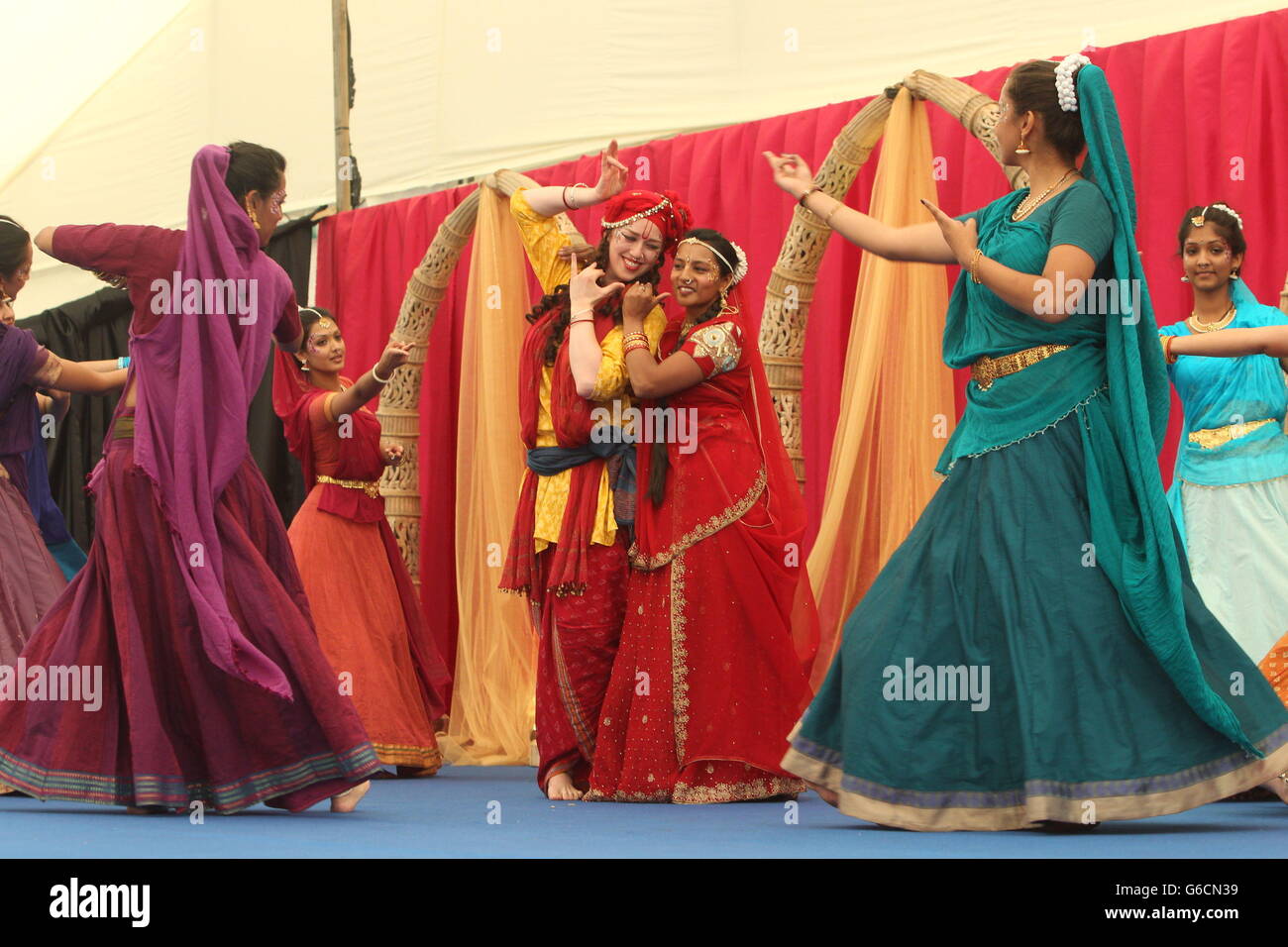 Krishna festival of Janmashtami Stock Photo - Alamy