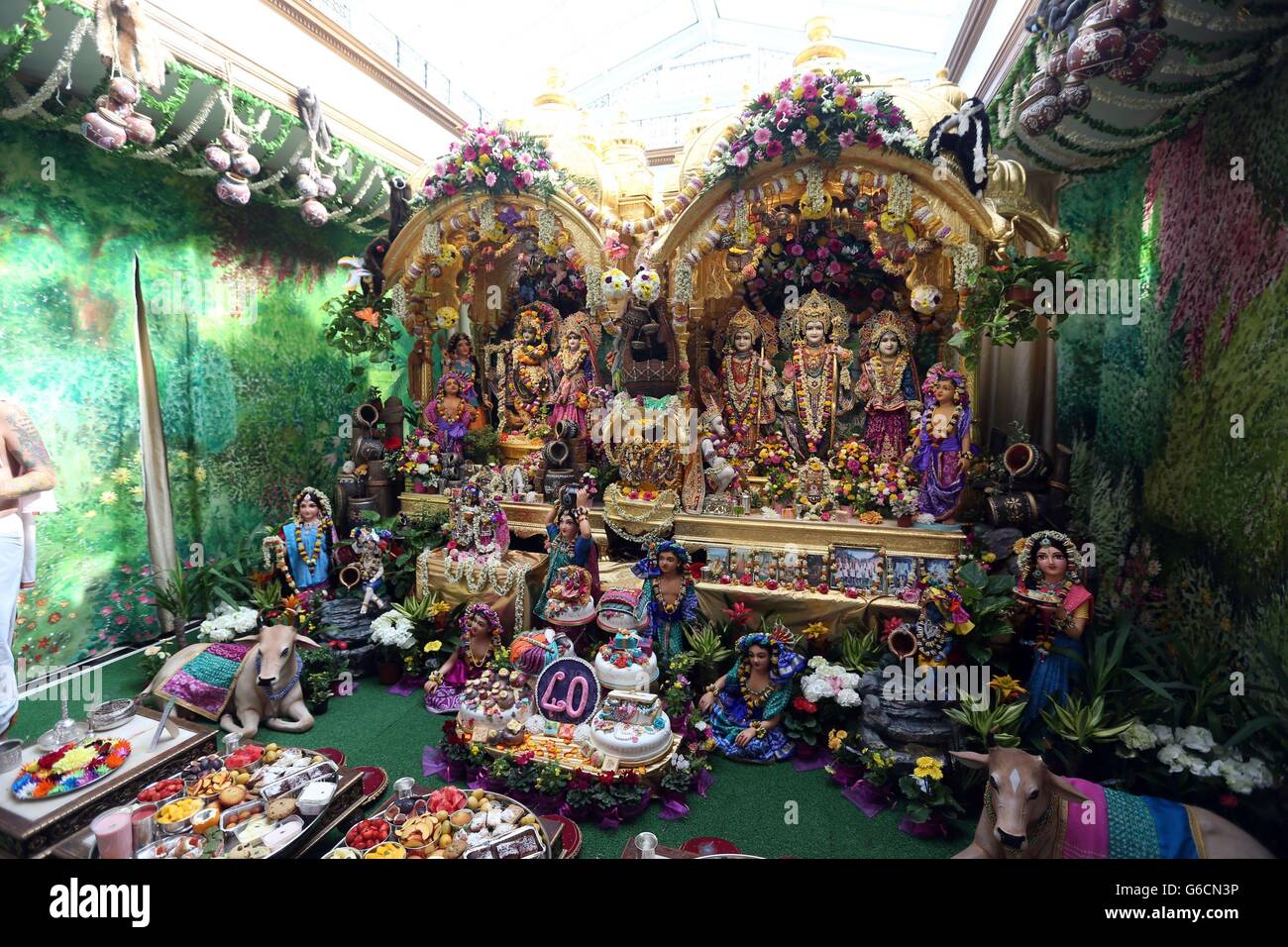 Krishna festival of Janmashtami Stock Photo - Alamy