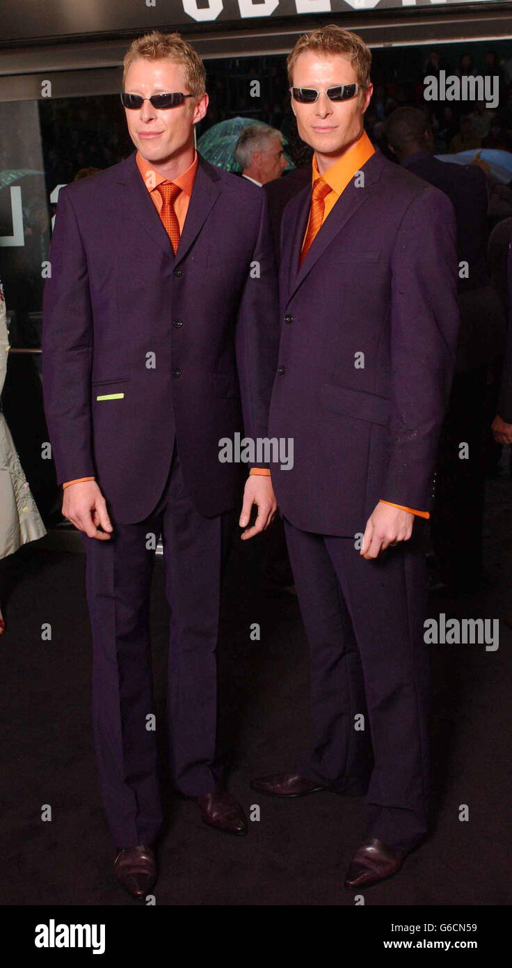 Neil and Adrian Rayment Matrix Reloaded Stock Photo - Alamy