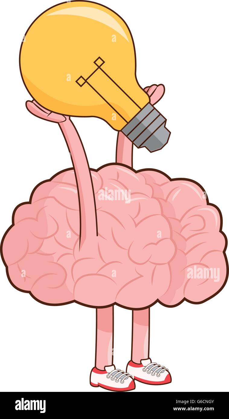 brain lightbulb icon Stock Vector Image & Art - Alamy