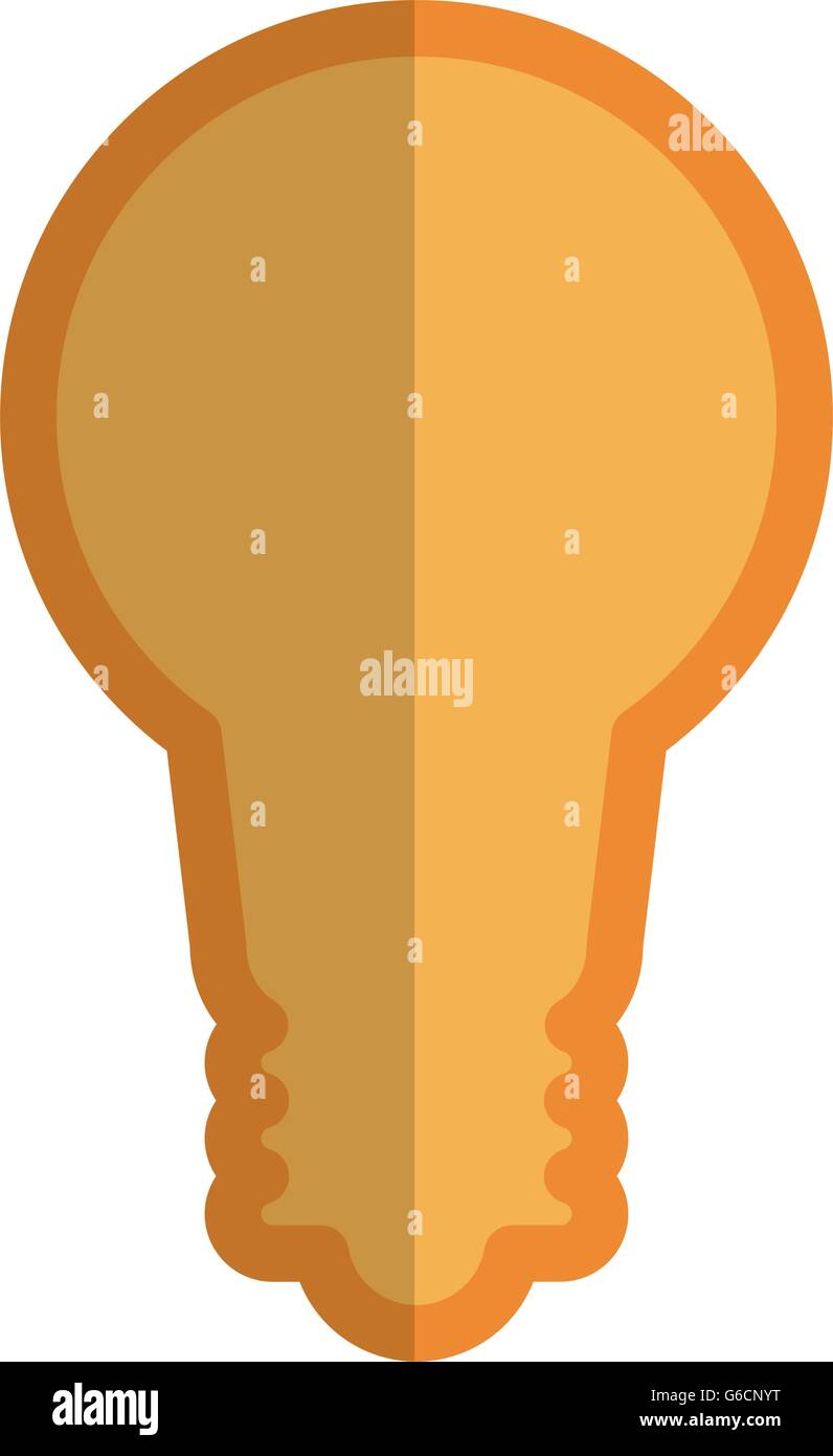yellow lightbulb icon Stock Vector Image & Art - Alamy