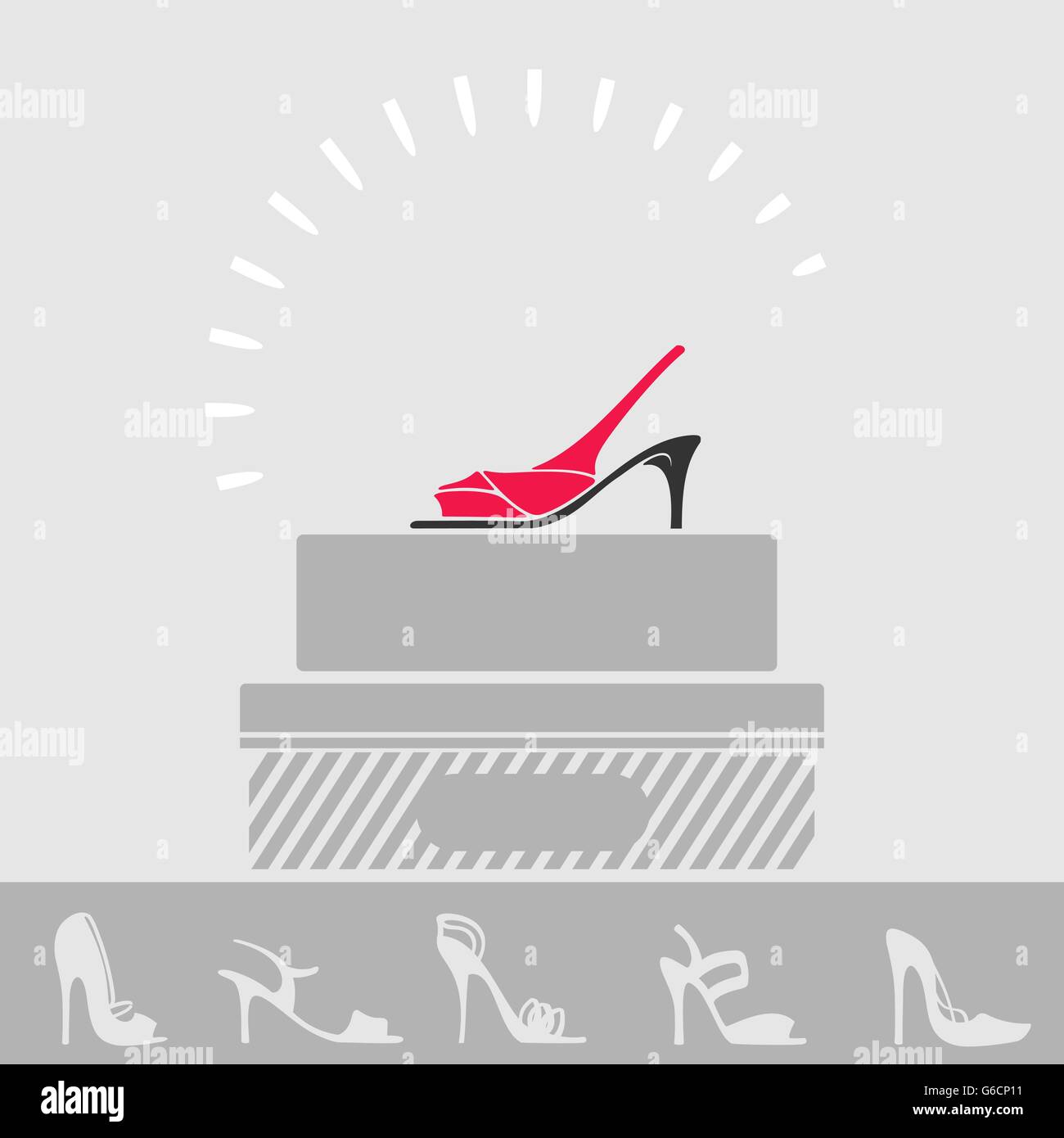 Shoe showcase hi-res stock photography and images - Alamy