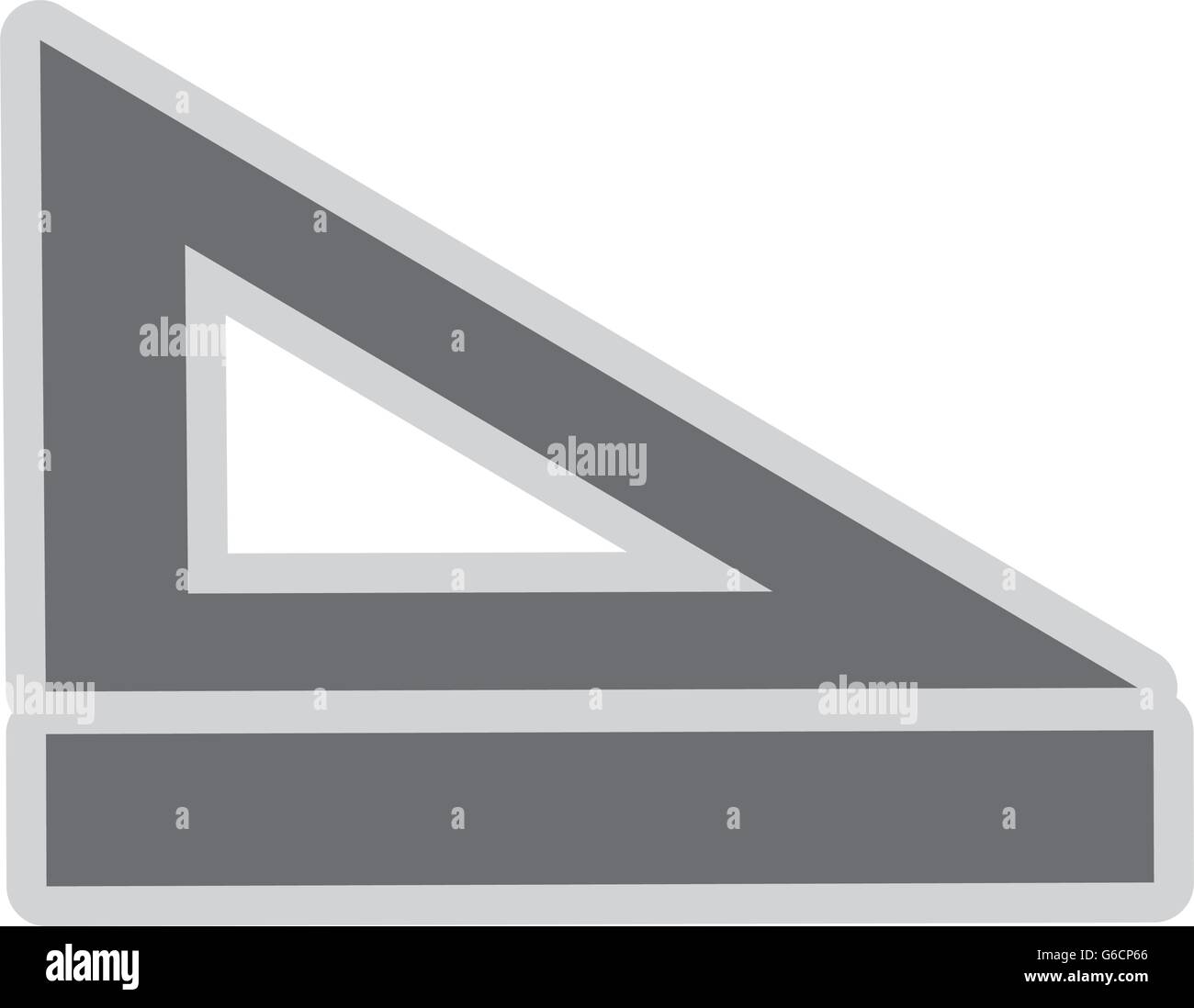ruler and set square icon Stock Vector Image & Art - Alamy