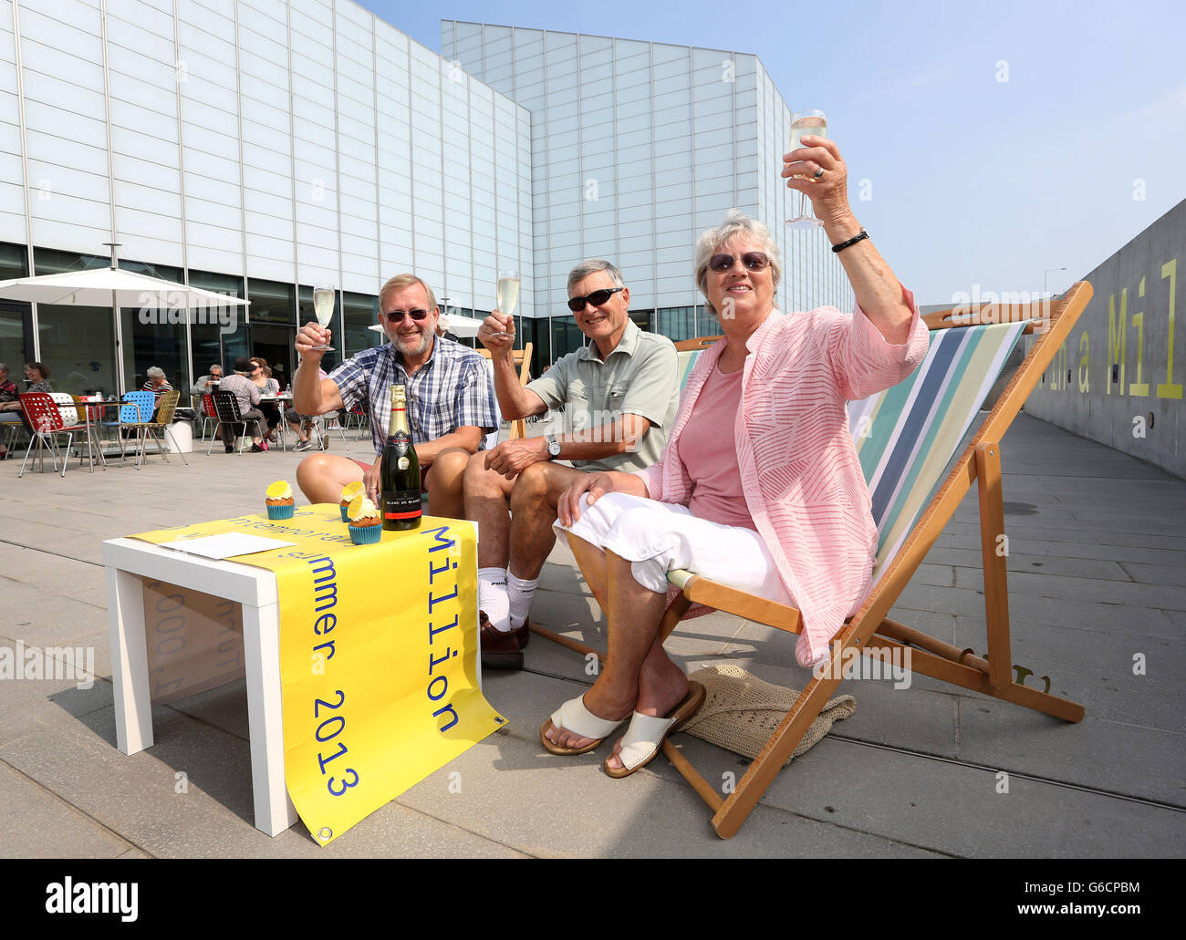 Susan Lewis, with her husband John (middle) and friend Douglas Hogg ...