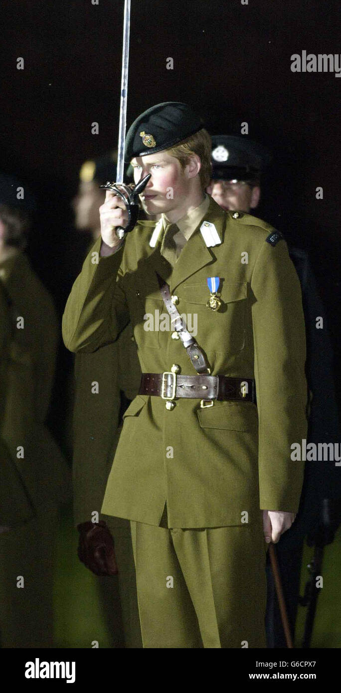 Prince Harry Cadet march Stock Photo - Alamy