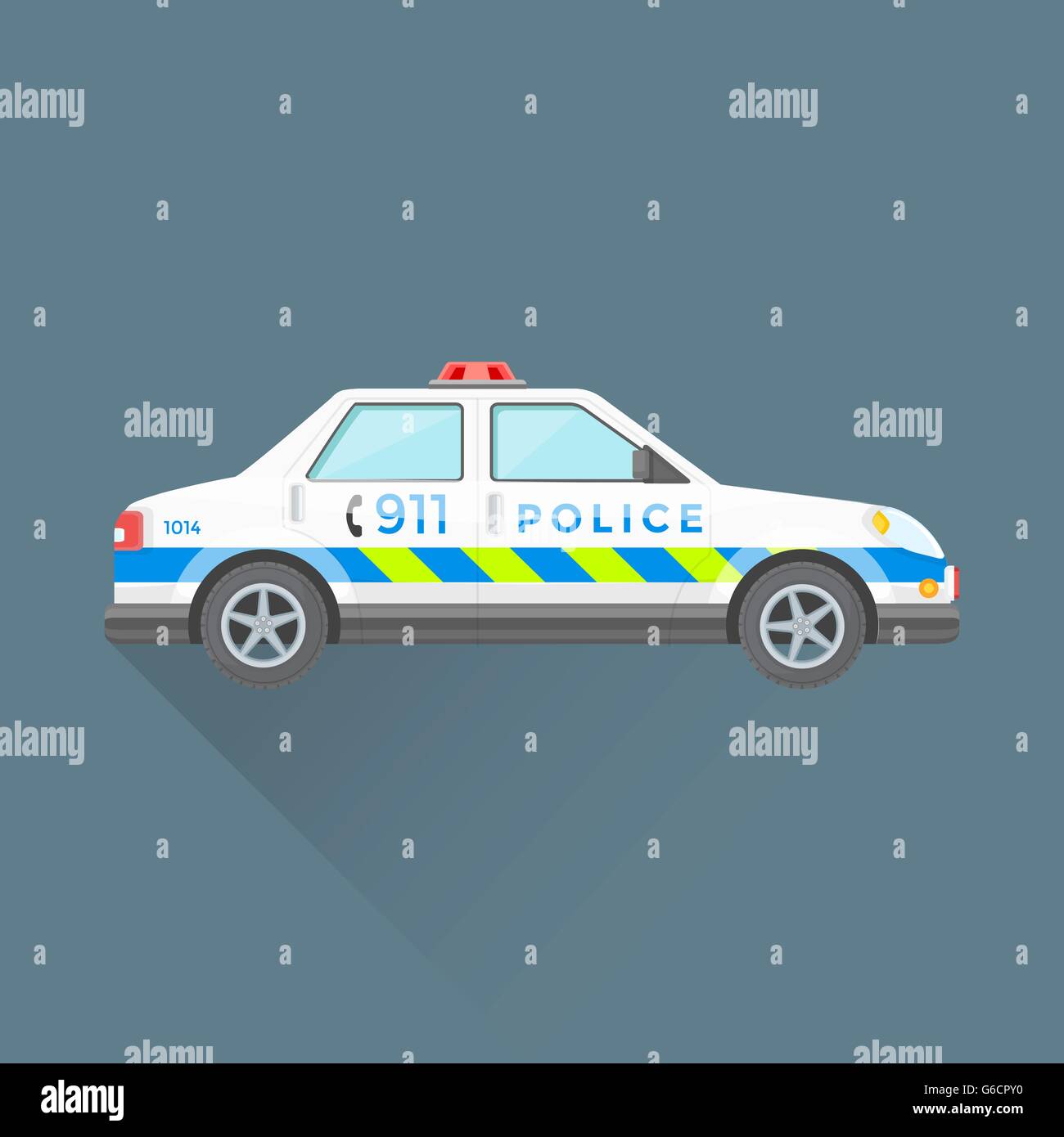 Cop driving Stock Vector Images - Alamy