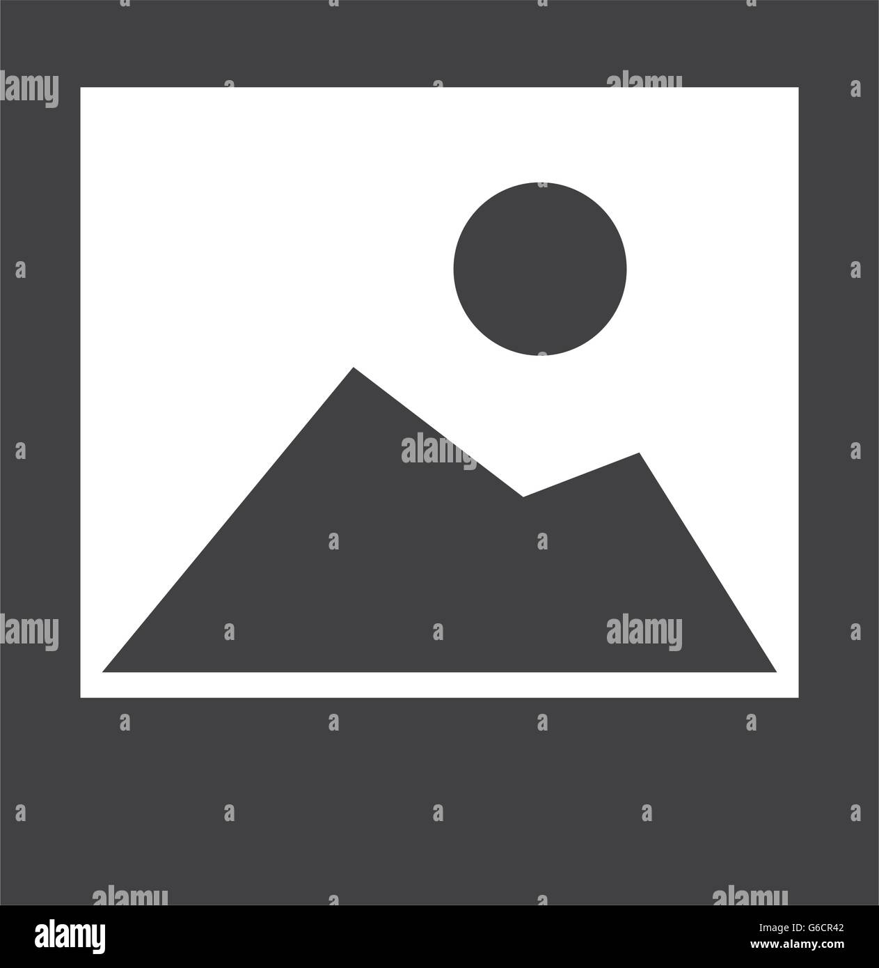Landscape icon. Picture design. vector graphic Stock Vector Image & Art ...