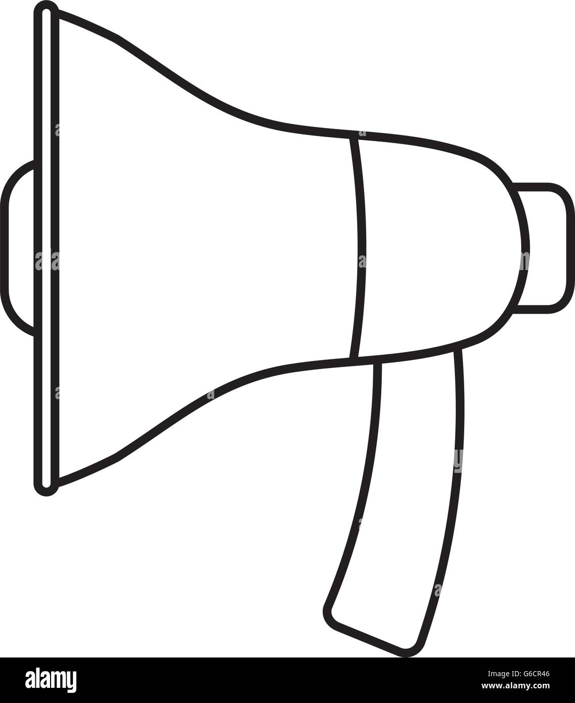 Megaphone icon. Communication design. vector graphic Stock Vector Image ...