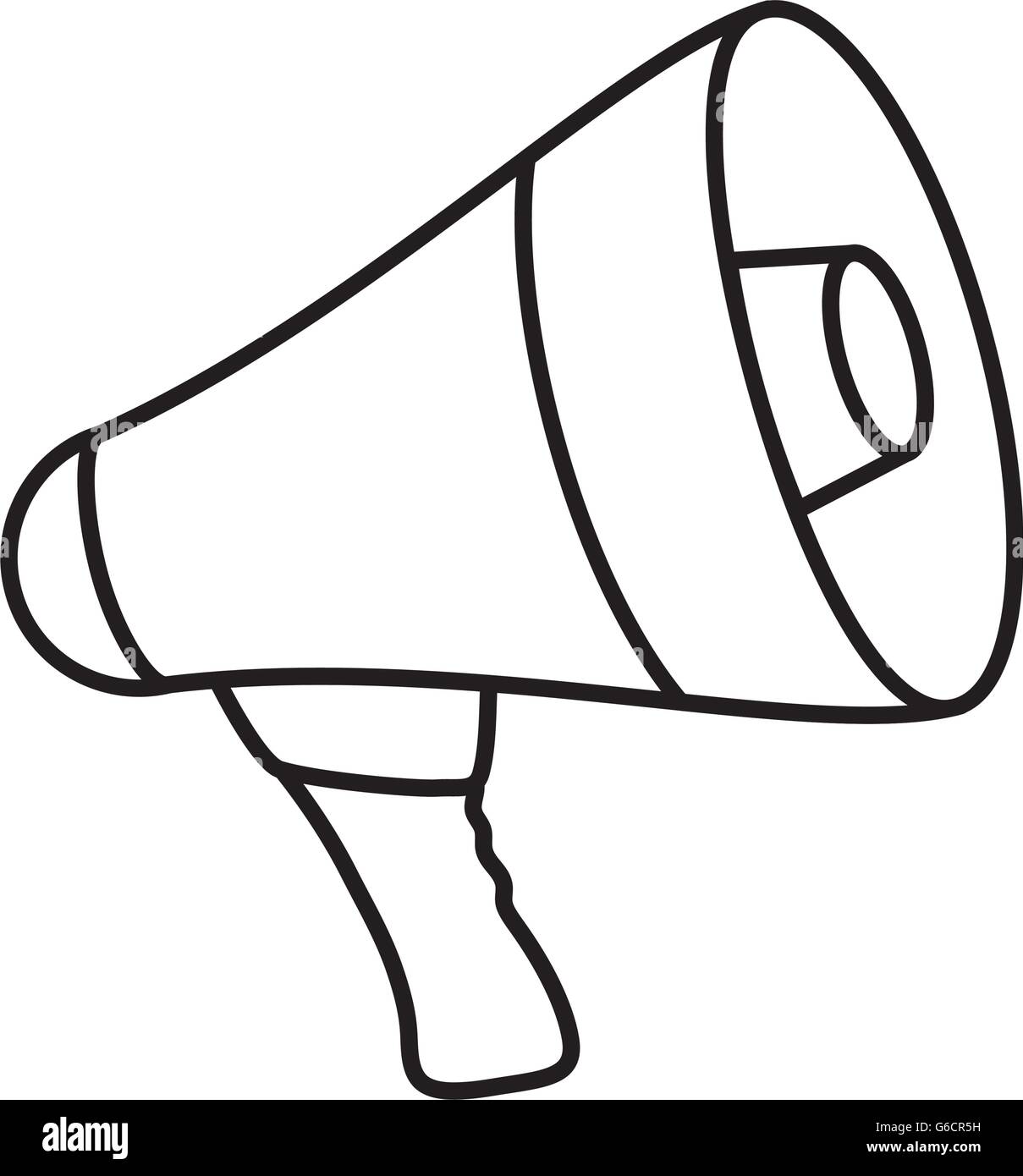 Megaphone icon. Communication design. vector graphic Stock Vector Image ...