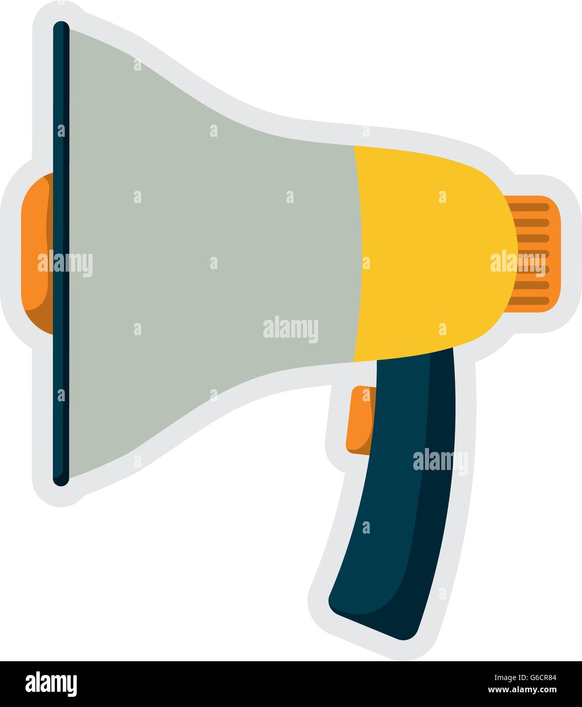 Megaphone icon. Communication design. vector graphic Stock Vector Image ...