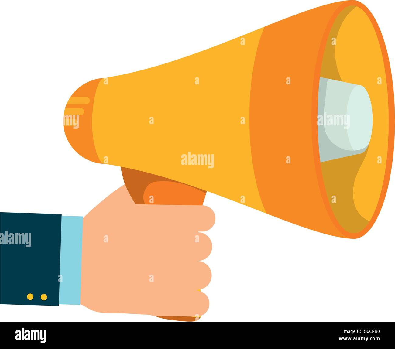 Megaphone icon. Communication design. vector graphic Stock Vector Image ...