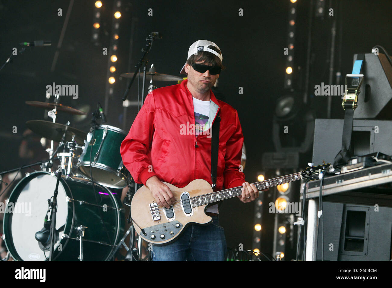 Alex James joins the Cuban Brothers on stage as they present day two of ...