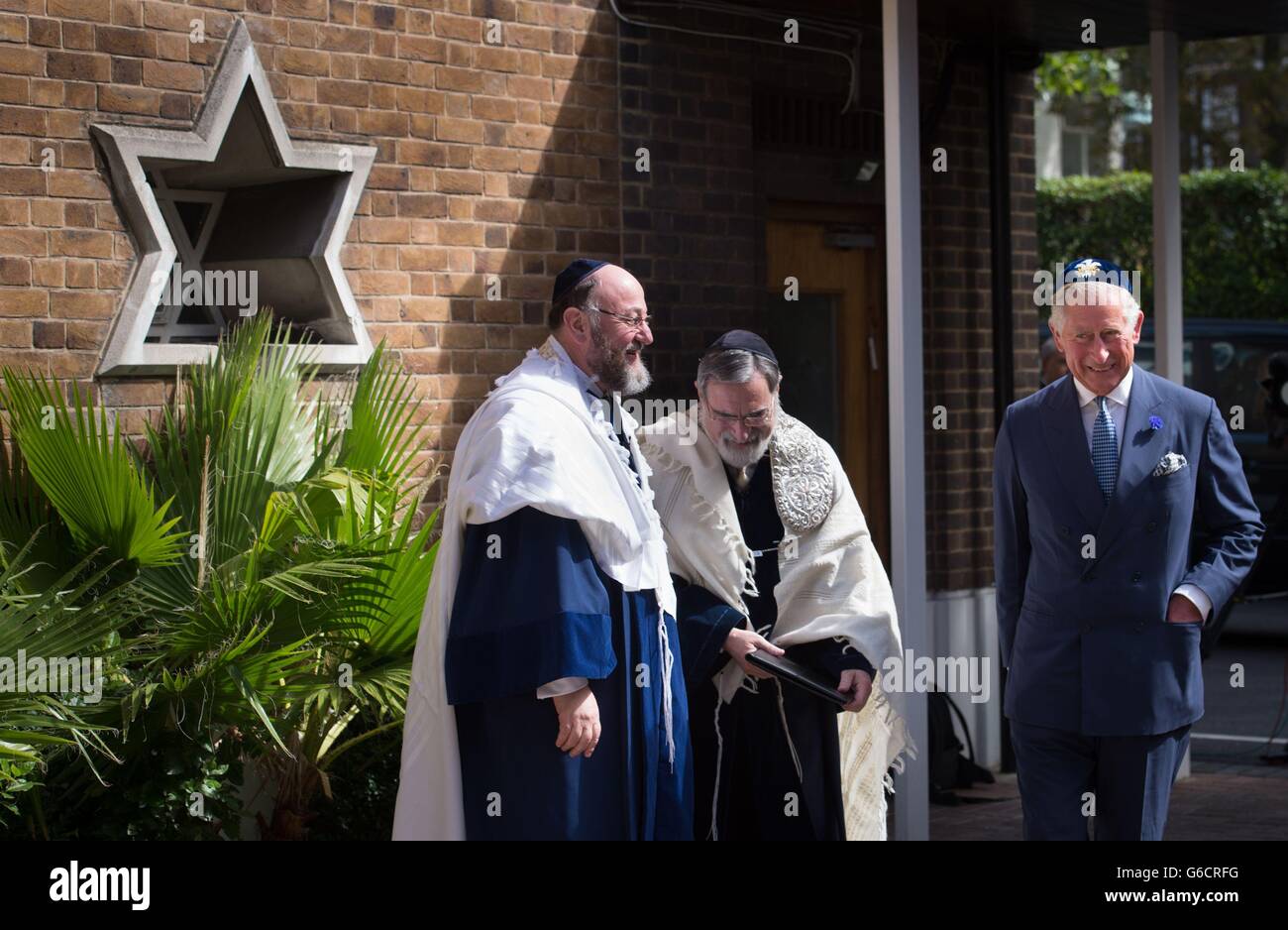Chief Rabbi Ephraim Mirvis induction Stock Photo - Alamy