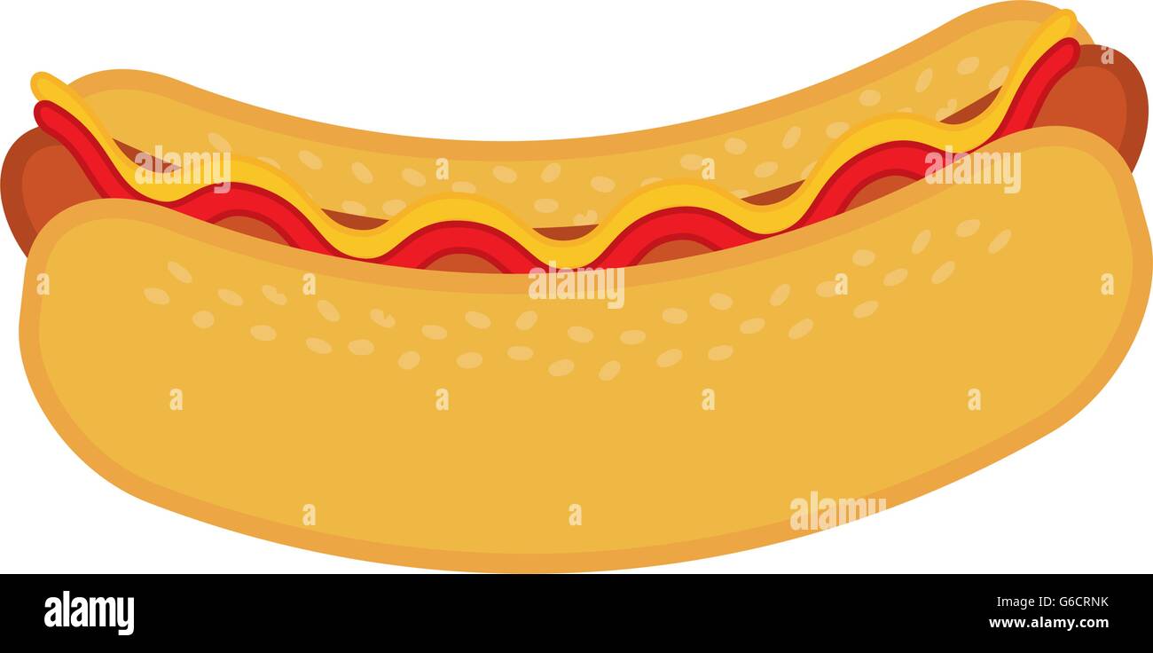 hot dog icon. Fast food design. vector graphic Stock Vector Image & Art ...