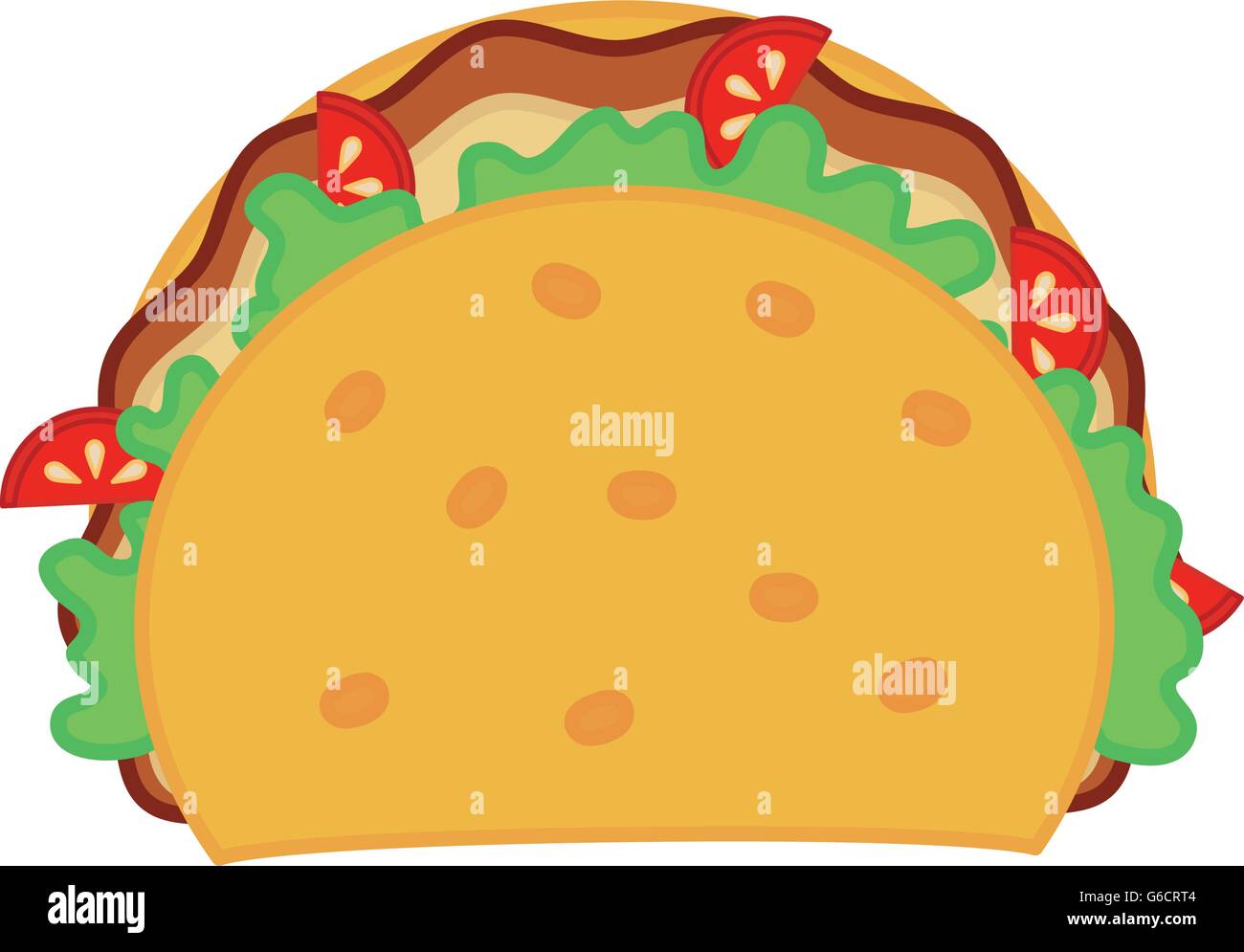 taco icon. Fast food design. vector graphic Stock Vector Image & Art ...