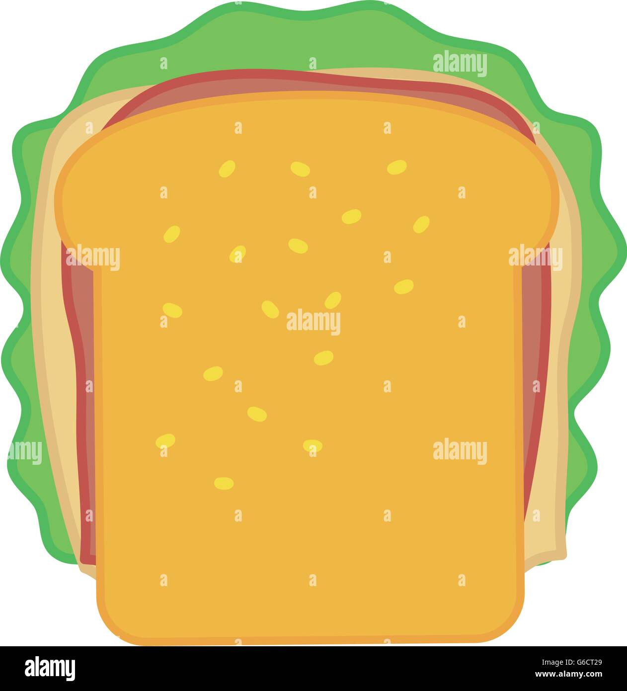 sandwich icon. Fast food design. vector graphic Stock Vector Image ...