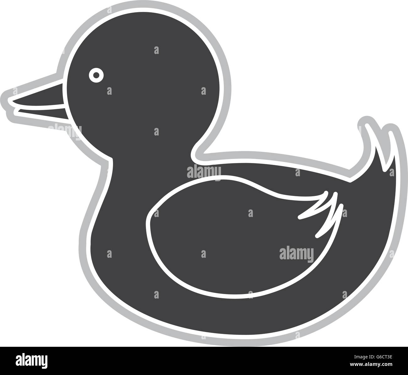 toy duck icon Stock Vector Image & Art - Alamy