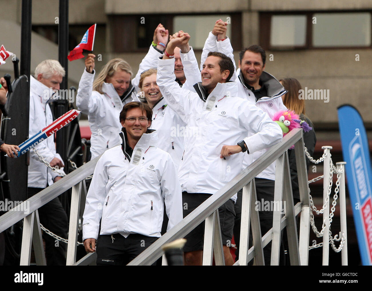 Sailing - Clipper Round the World Race - Start - London Stock Photo - Alamy