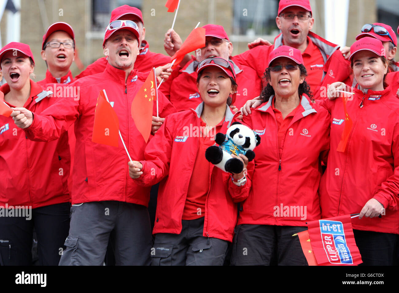 Sailing - Clipper Round the World Race - Start - London Stock Photo - Alamy