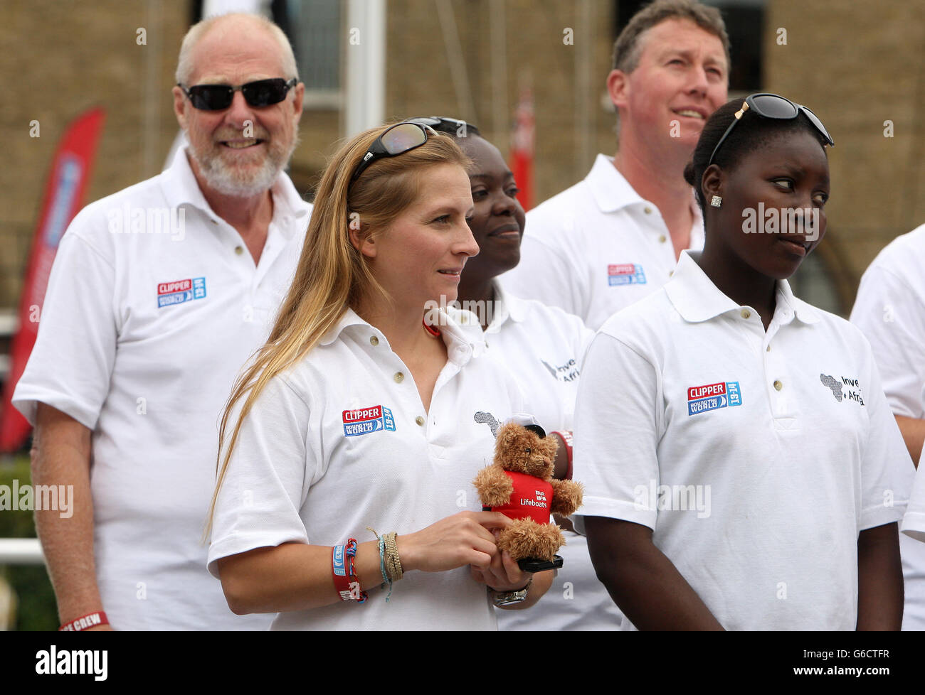 Sailing - Clipper Round the World Race - Start - London Stock Photo - Alamy