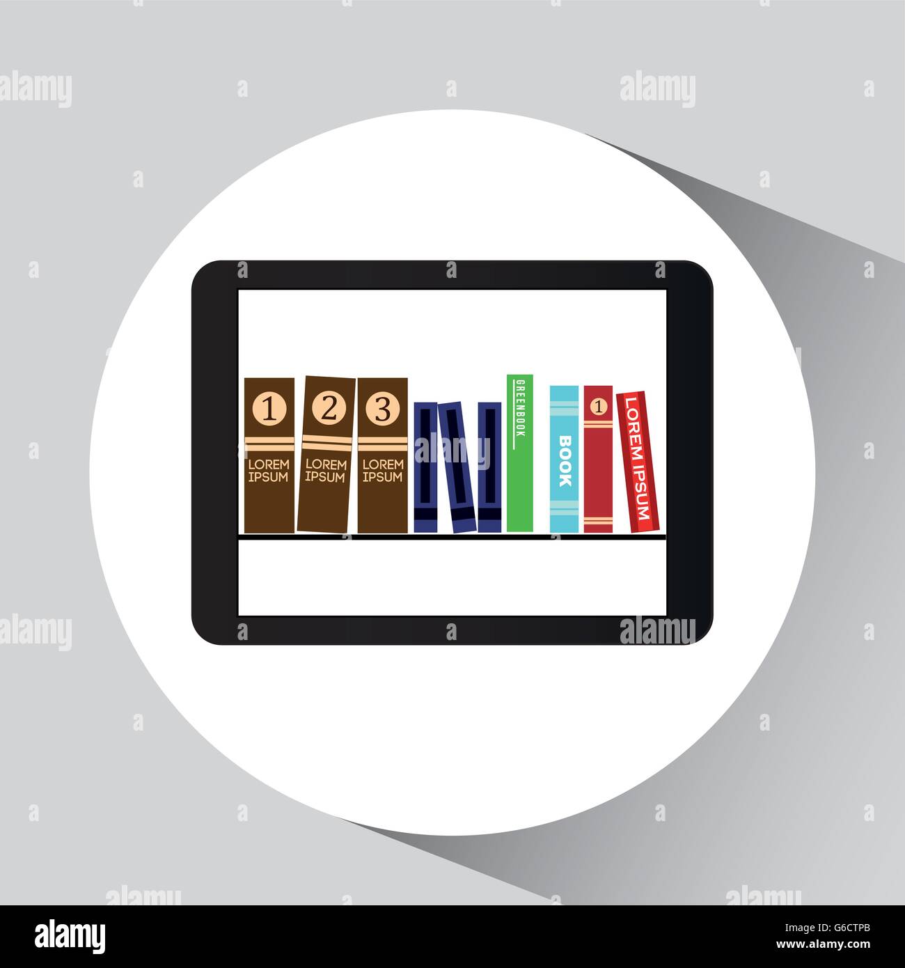 electronic book design Stock Vector Image & Art - Alamy
