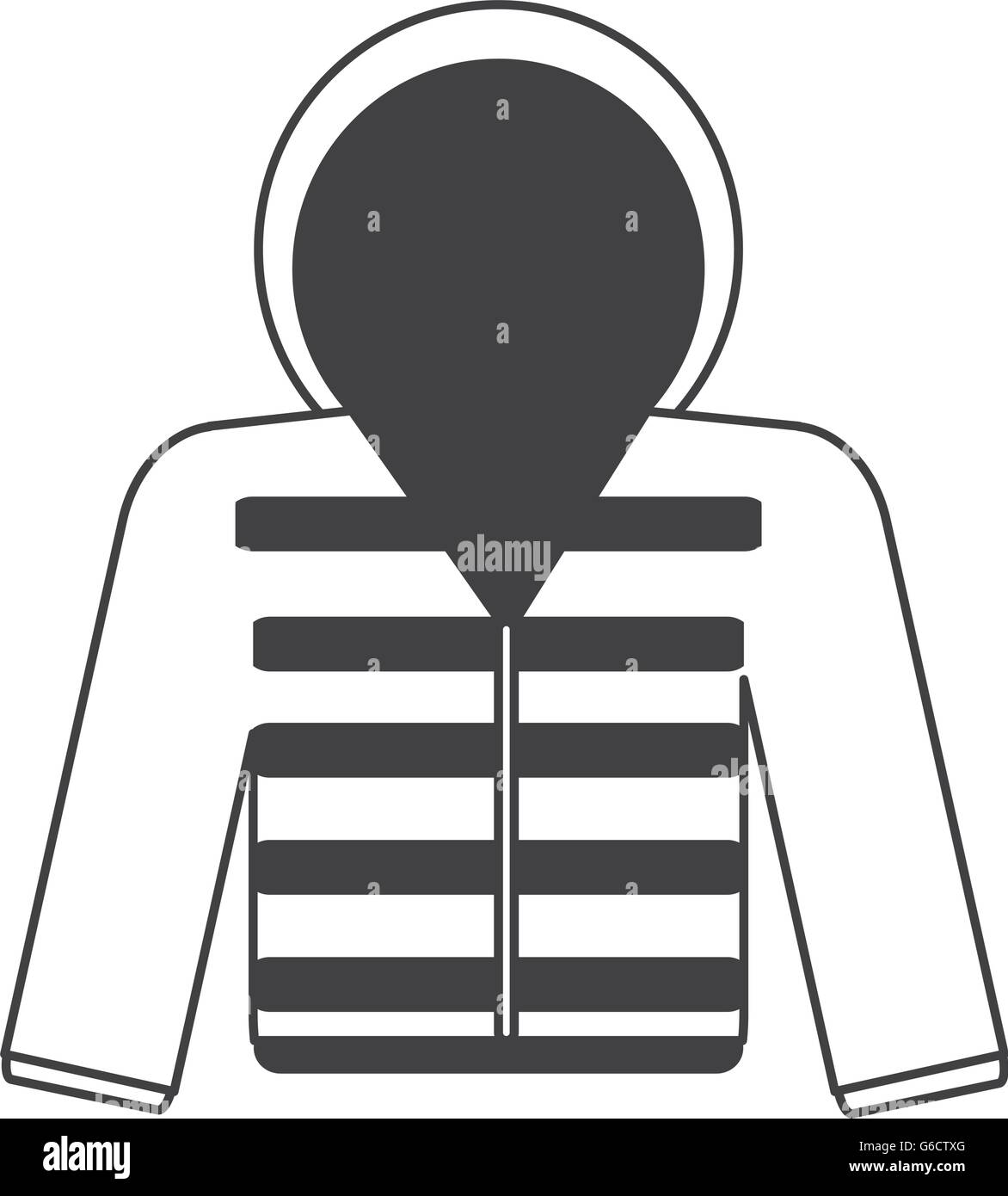 Top view winter clothes Stock Vector Images - Alamy