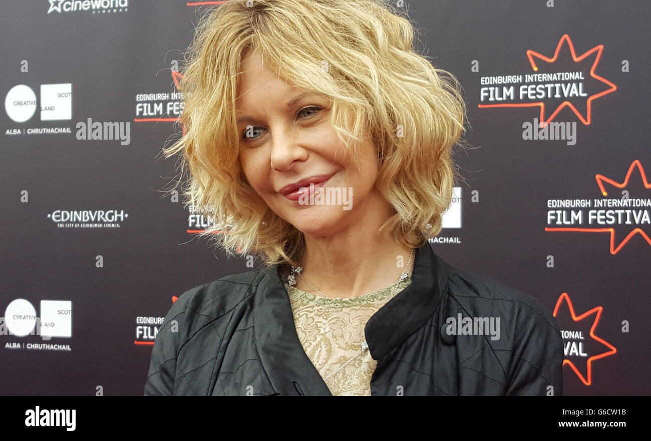 Meg Ryan on the red carpet at the Edinburgh International Film Festival ...