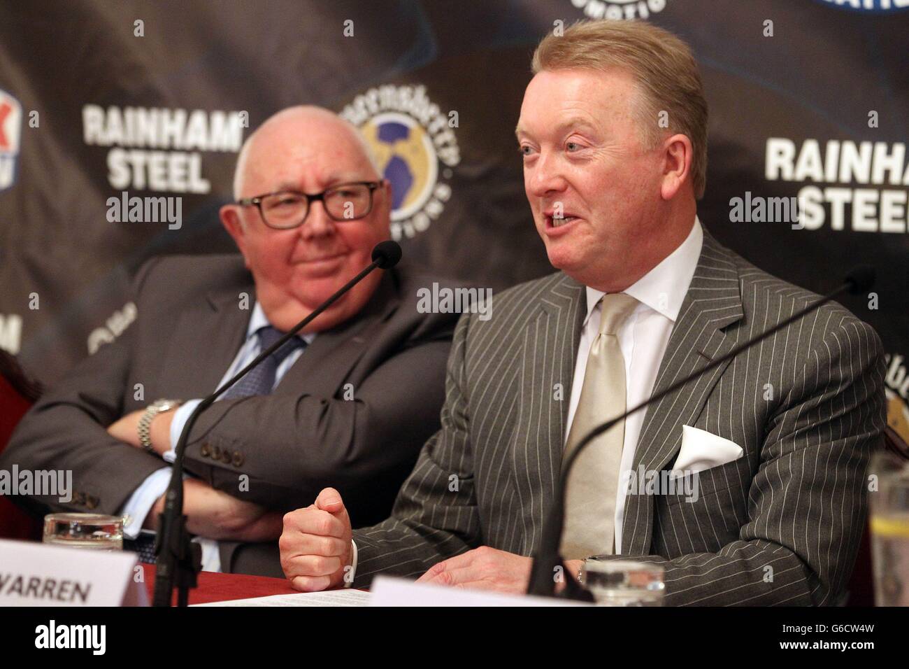 Boxing - Frank Warren Press Conference - Grosvenor House Stock Photo ...