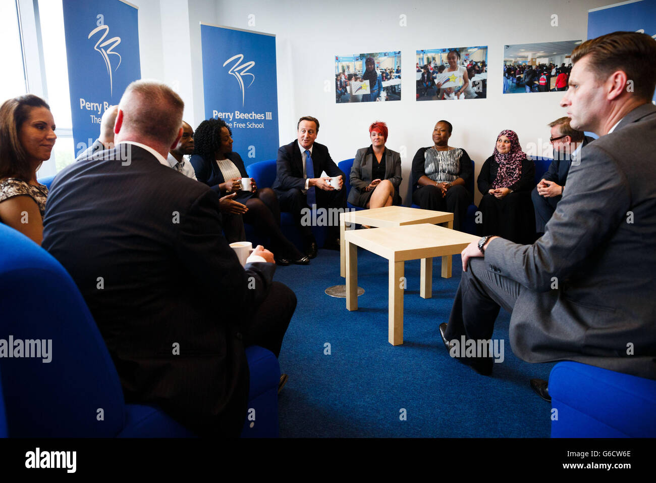 Perry Beeches III Free School opening Stock Photo - Alamy