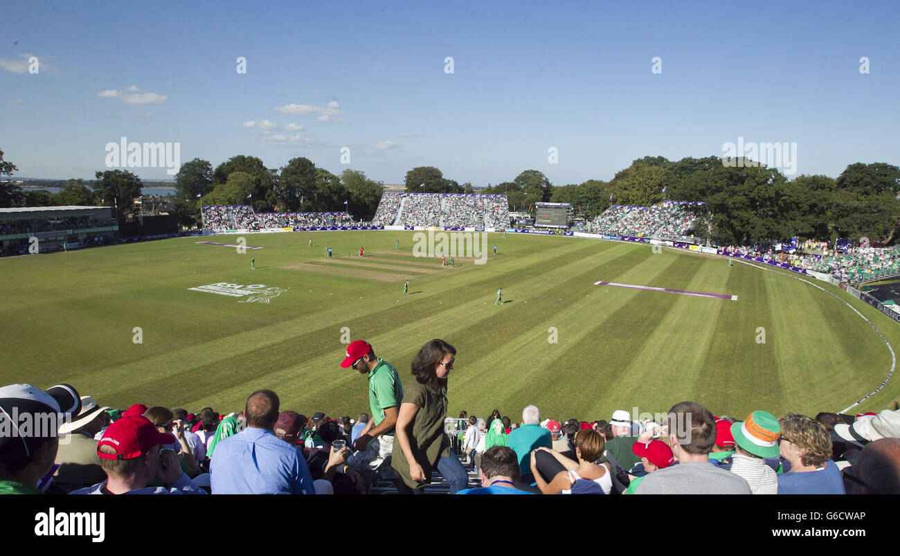 Cricket one day international ireland v england the village hi-res ...