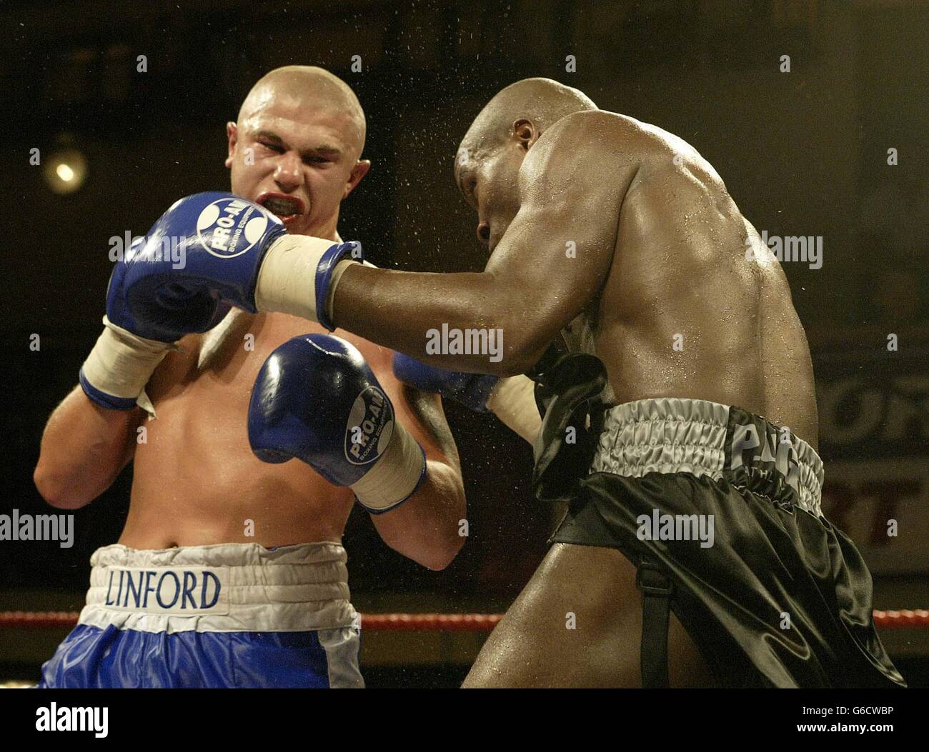 Neil Linford (left) from Leicester and training in Brighton during his ...