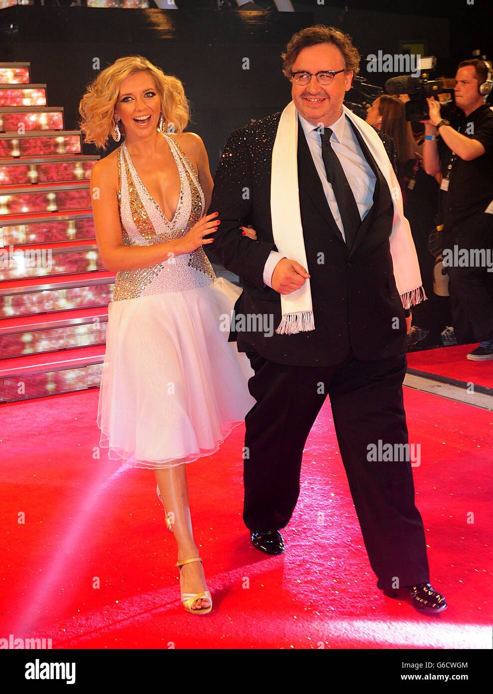 Rachel Riley and Mark Benton arriving for the Strictly Come Dancing ...
