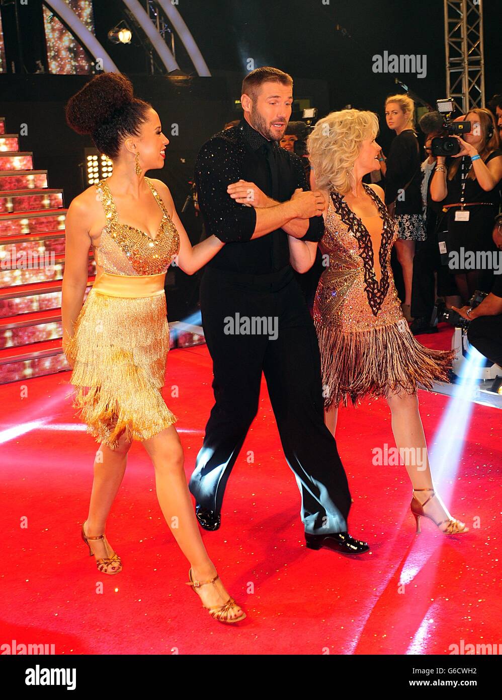 Ben Cohen, Natalie Gumede (left) and Fiona Fullerton arriving for the ...