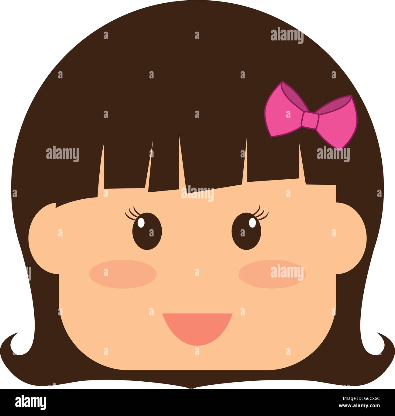 little girl icon. Kid design. vector graphic Stock Vector Image & Art ...