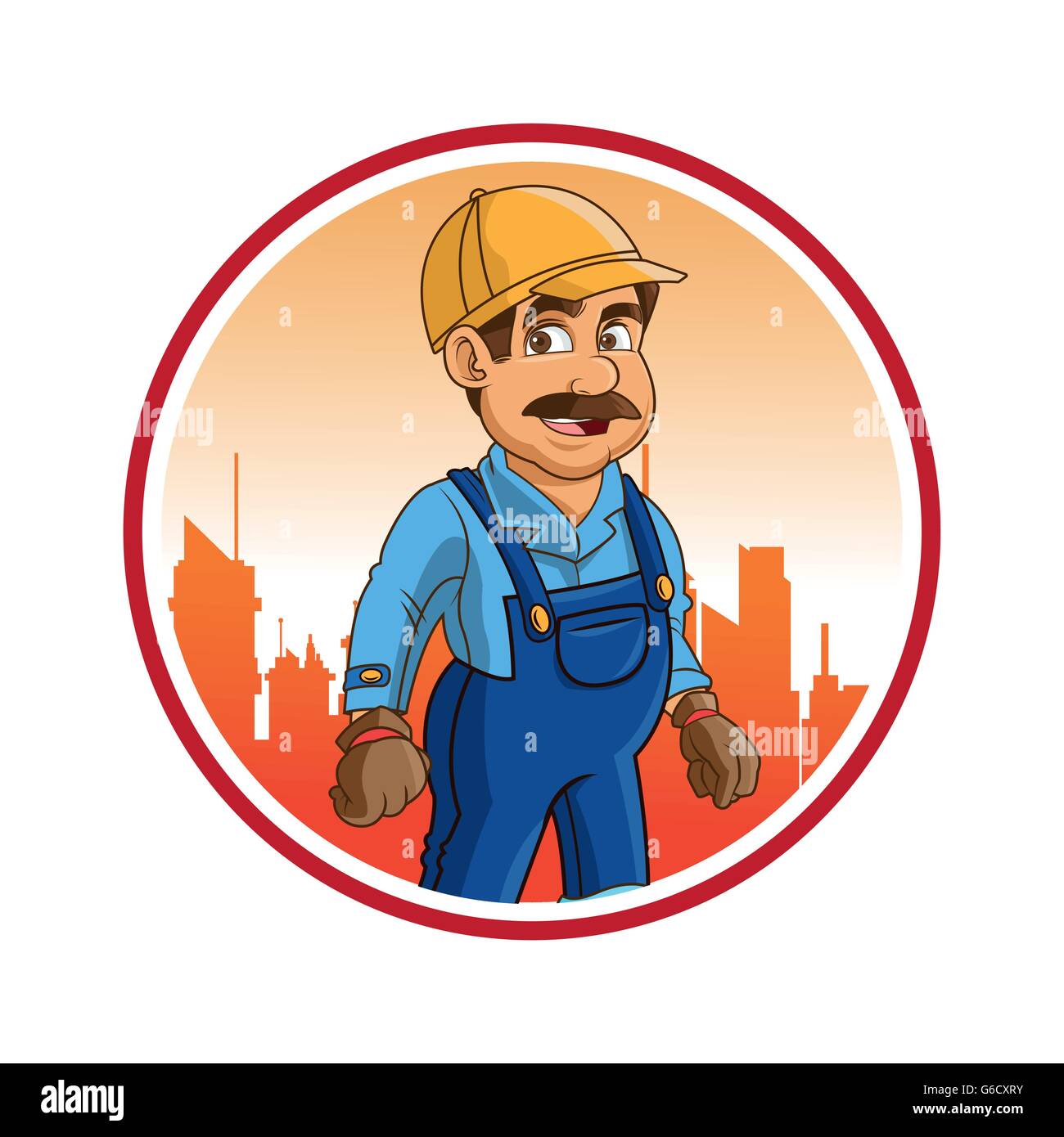 Plumbing service. Plumber cartoon design. vector graphic Stock Vector ...