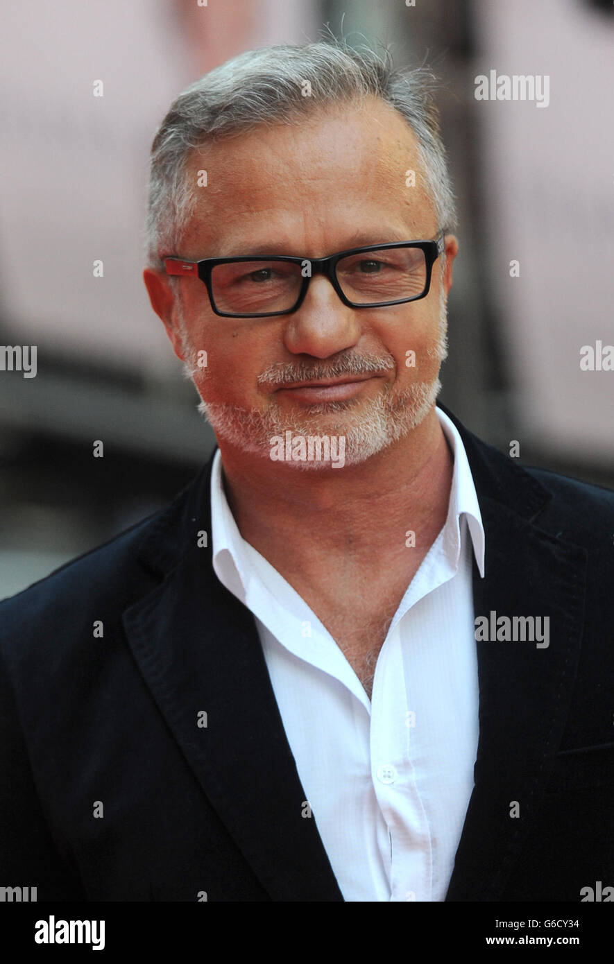 Jacques Azagury arriving for the Diana premiere at the Odeon Leicester ...