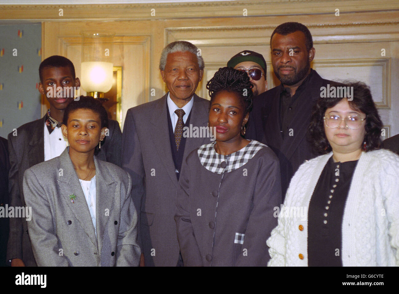 The family of Stephen Lawrence, including his mother Doreen (front left ...