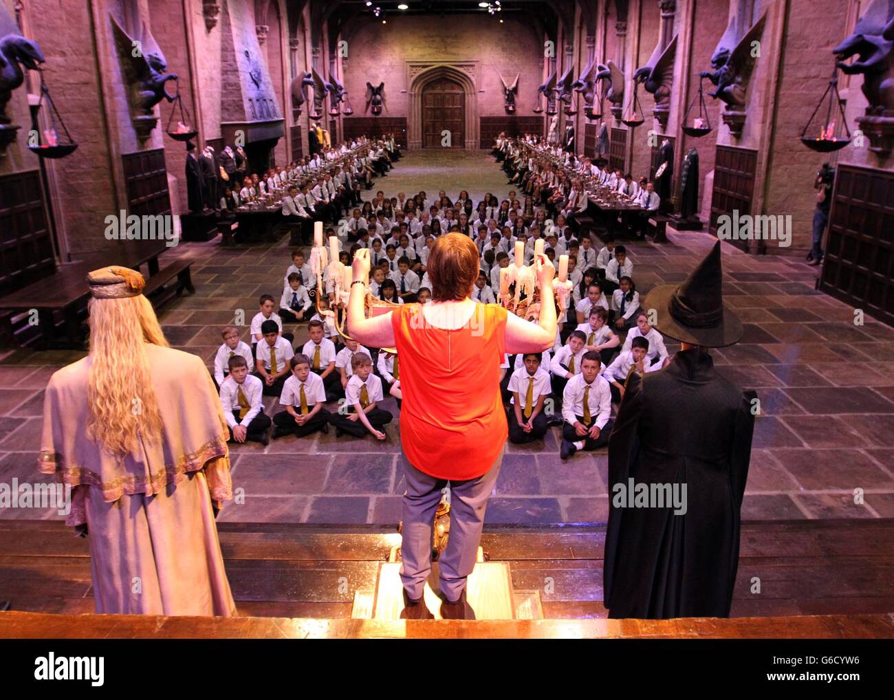 School head teacher assembly hi-res stock photography and images - Alamy