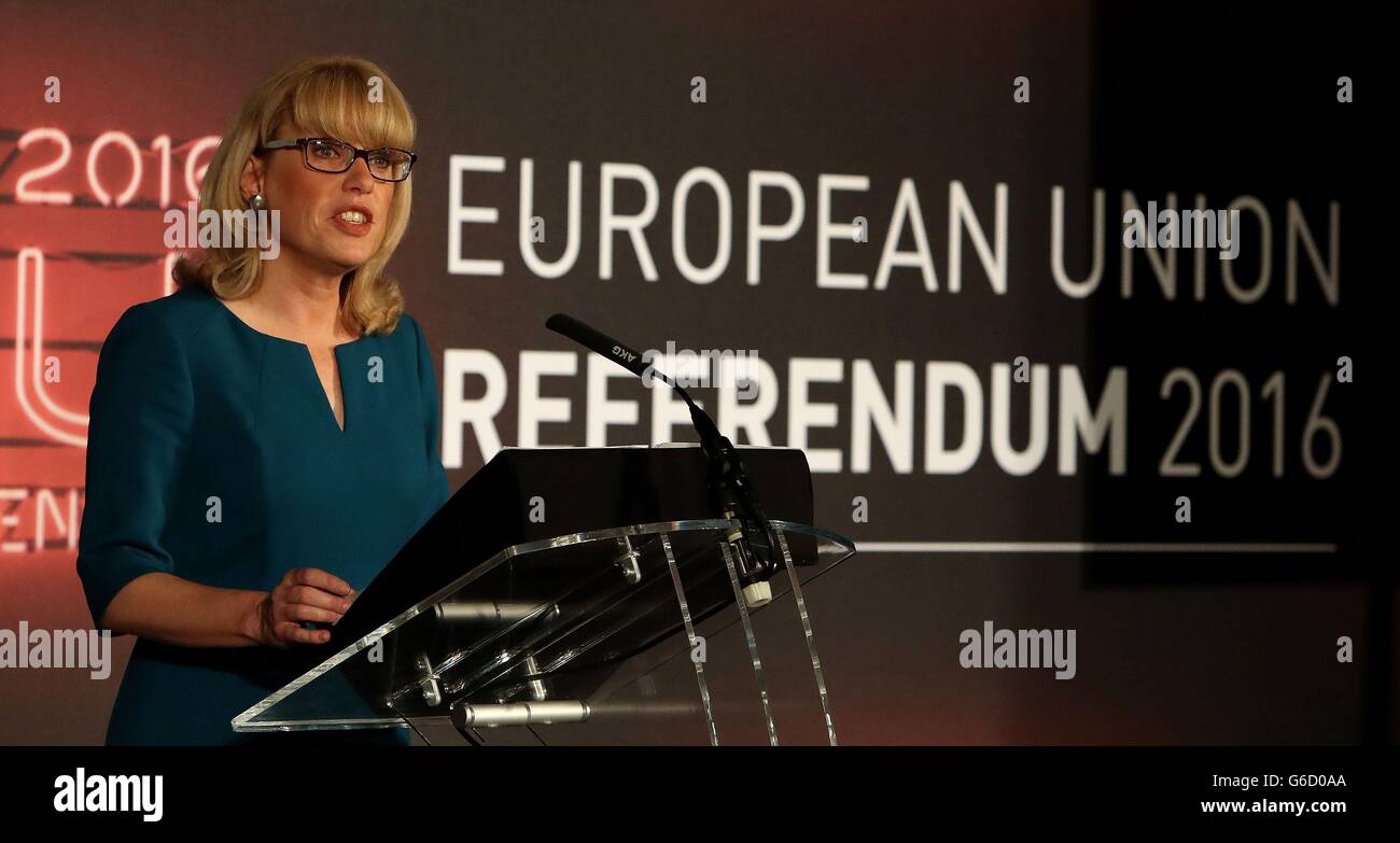 Jenny Watson, the Chief Counting Officer for the EU Referendum ...