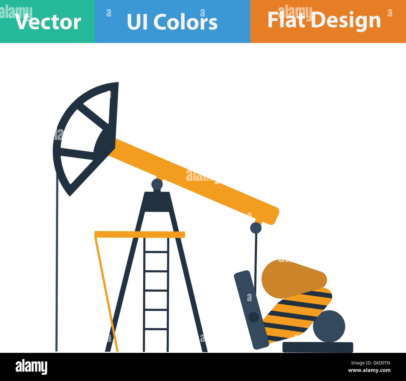 Oilwell vector vectors hi-res stock photography and images - Alamy